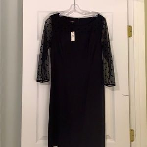 Talbots Dresses | Black Eyelet Dress | Poshmark